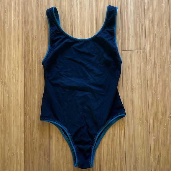 Seea | Swim | Seea One Piece Sleek Black Surf Suit Swimsuit S | Poshmark